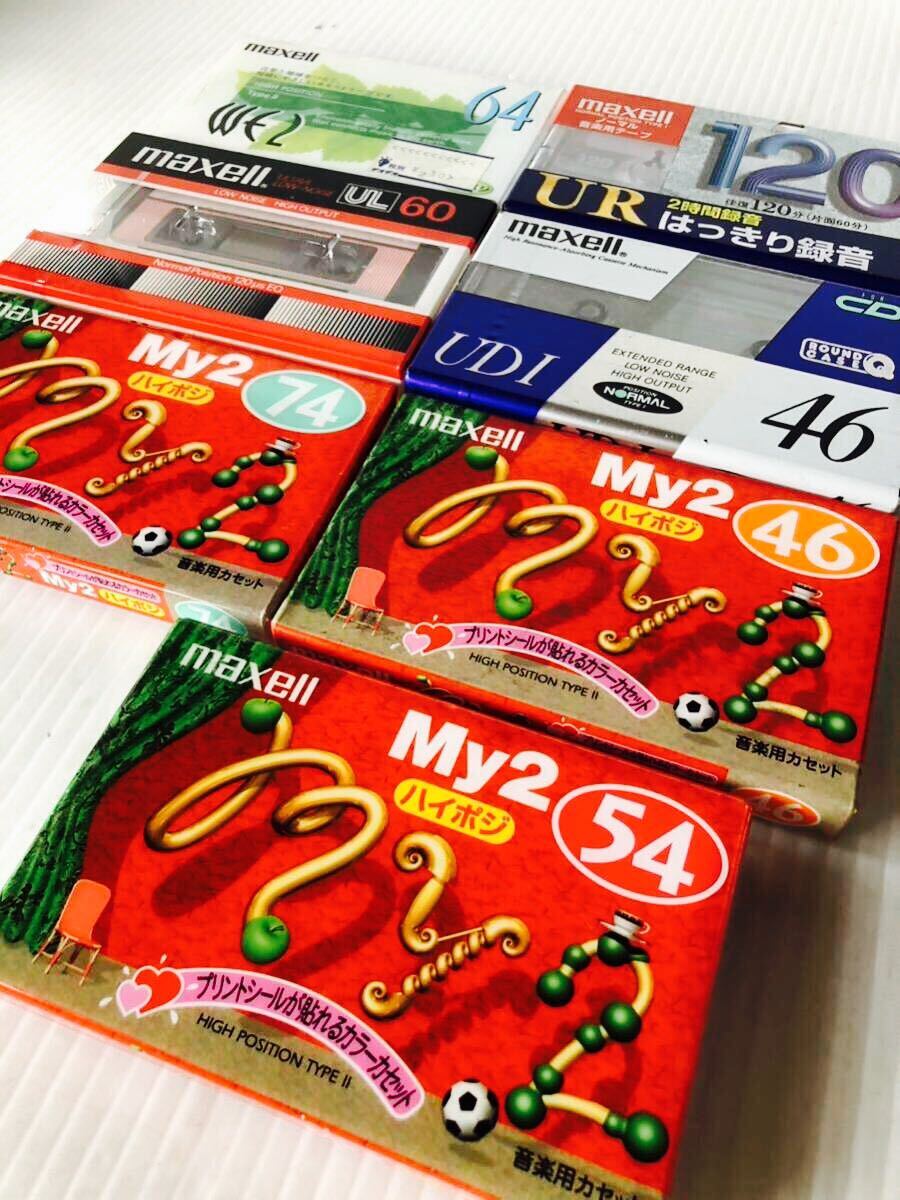 Yahoo!オークション - maxell カセットテープ ハイポジ WE2-64 MY2-74M...