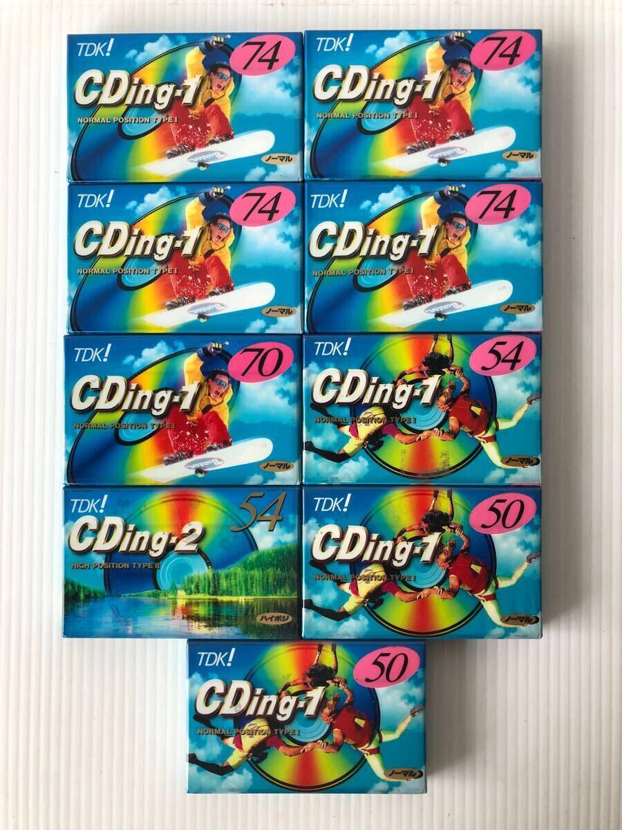 Yahoo!オークション - TDK カセットテープ ノーマルポジション CDing-1...