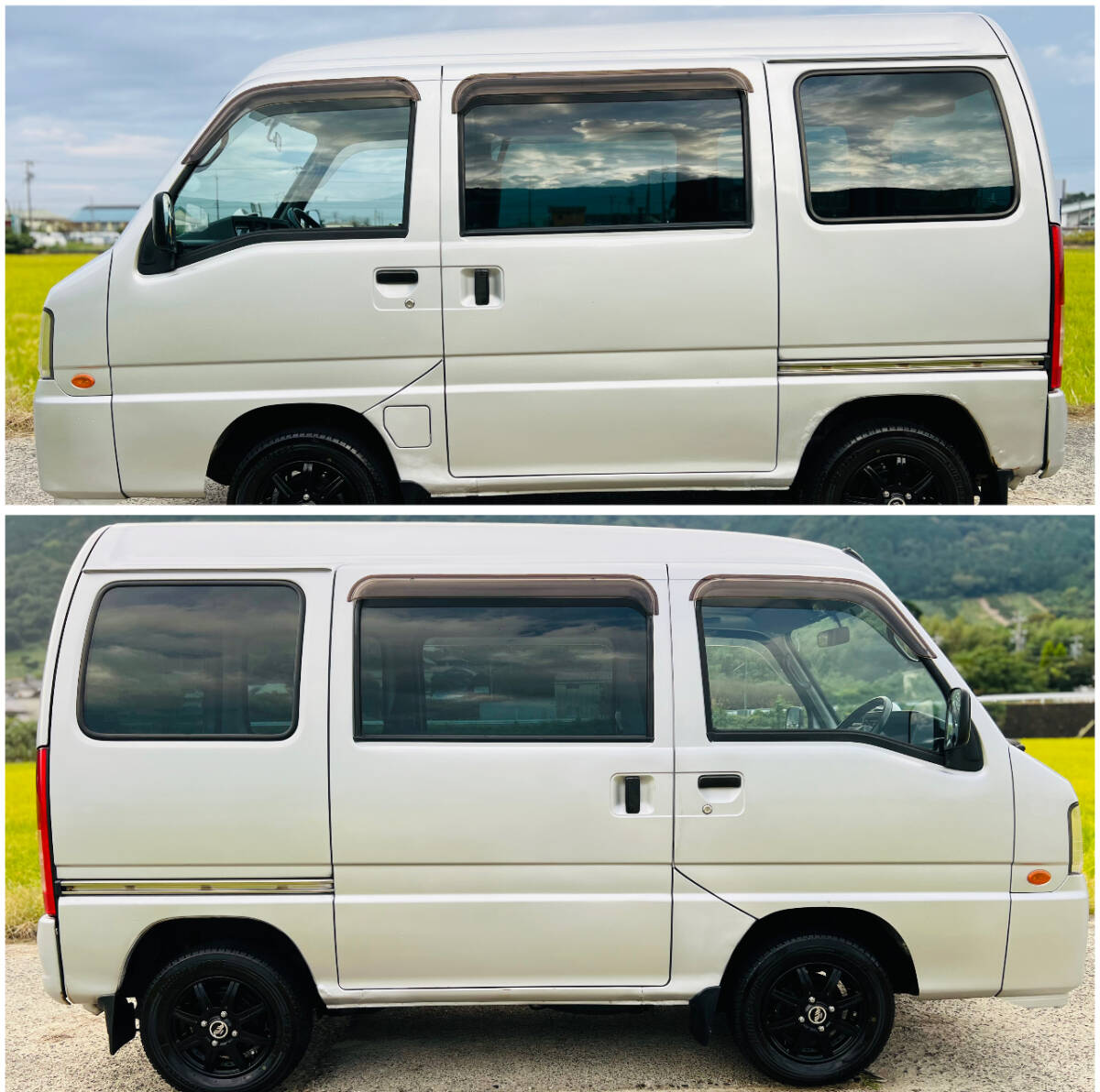 Yahoo!オークション - H22年EBD-TV2 サンバーバン4WD5速マニュアル パ...