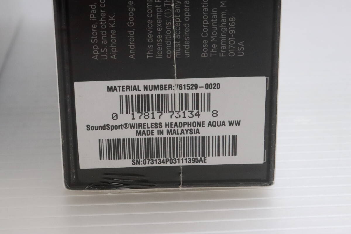 Yahoo!オークション - 1円～/未開封・未使用品 Bose ボーズ SoundSport...