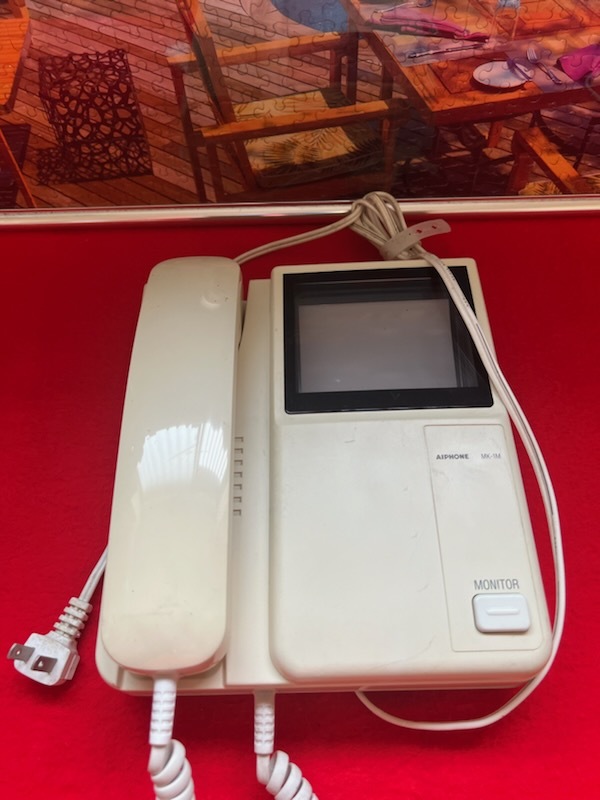 Yahoo!オークション - AIPHONE アイホン MK-1M 白黒テレビドアホン 親...