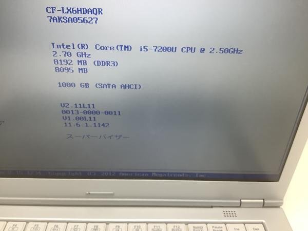 Yahoo!オークション - ジャンク Panasonic CF-LX6HDAQR Core i5 7200U ...