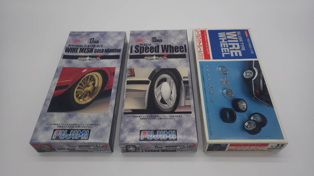 Yahoo!オークション - 1/24 フジミ ワイヤーホイール 金 銀 アイスピー...