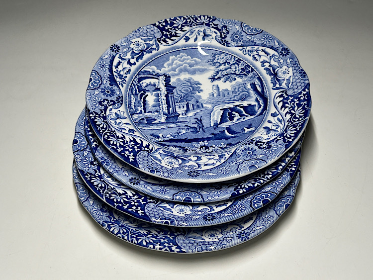 Yahoo!オークション - 【瑞】スポード Spode ITALIAN ケーキ皿4枚