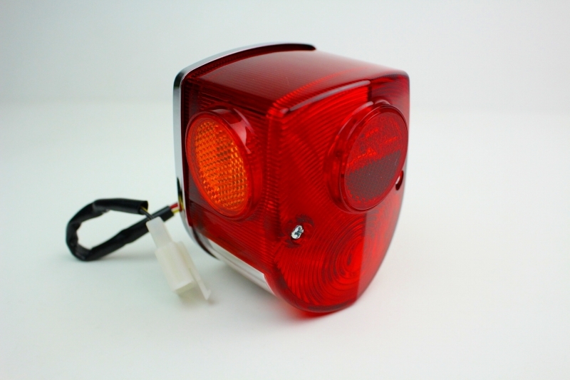 Yahoo!オークション - DAX 4LモンキーテールランプLEDリフレクターレッ...