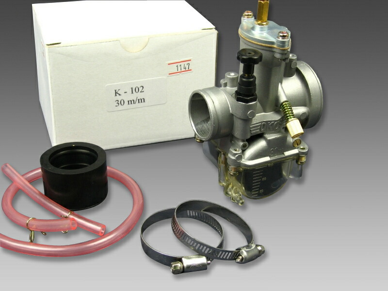 Yahoo!オークション - OKO社製レーシングキャブレター30φクリアーフロ...