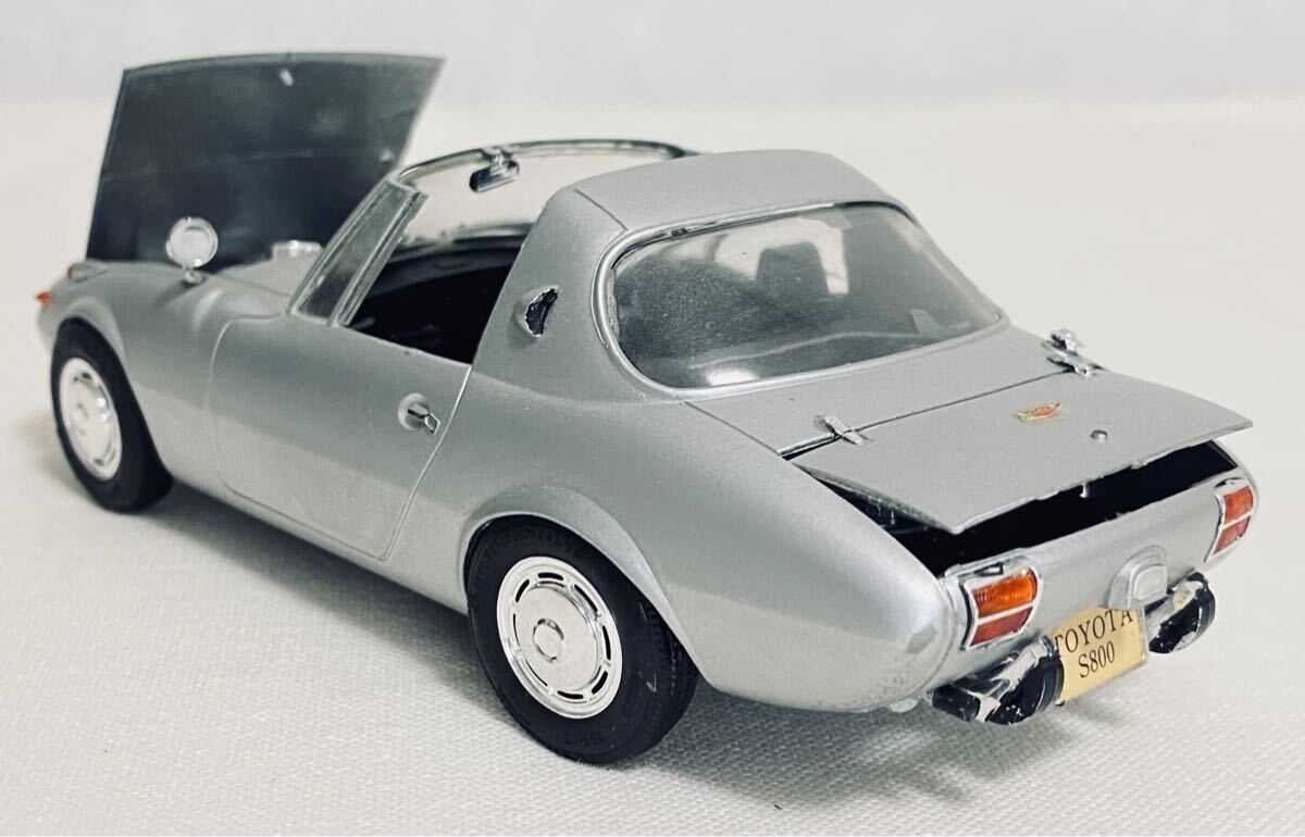 Yahoo!オークション - 1/24 TOYOTA S800 トヨタS800 ヨタハチ シルバー...