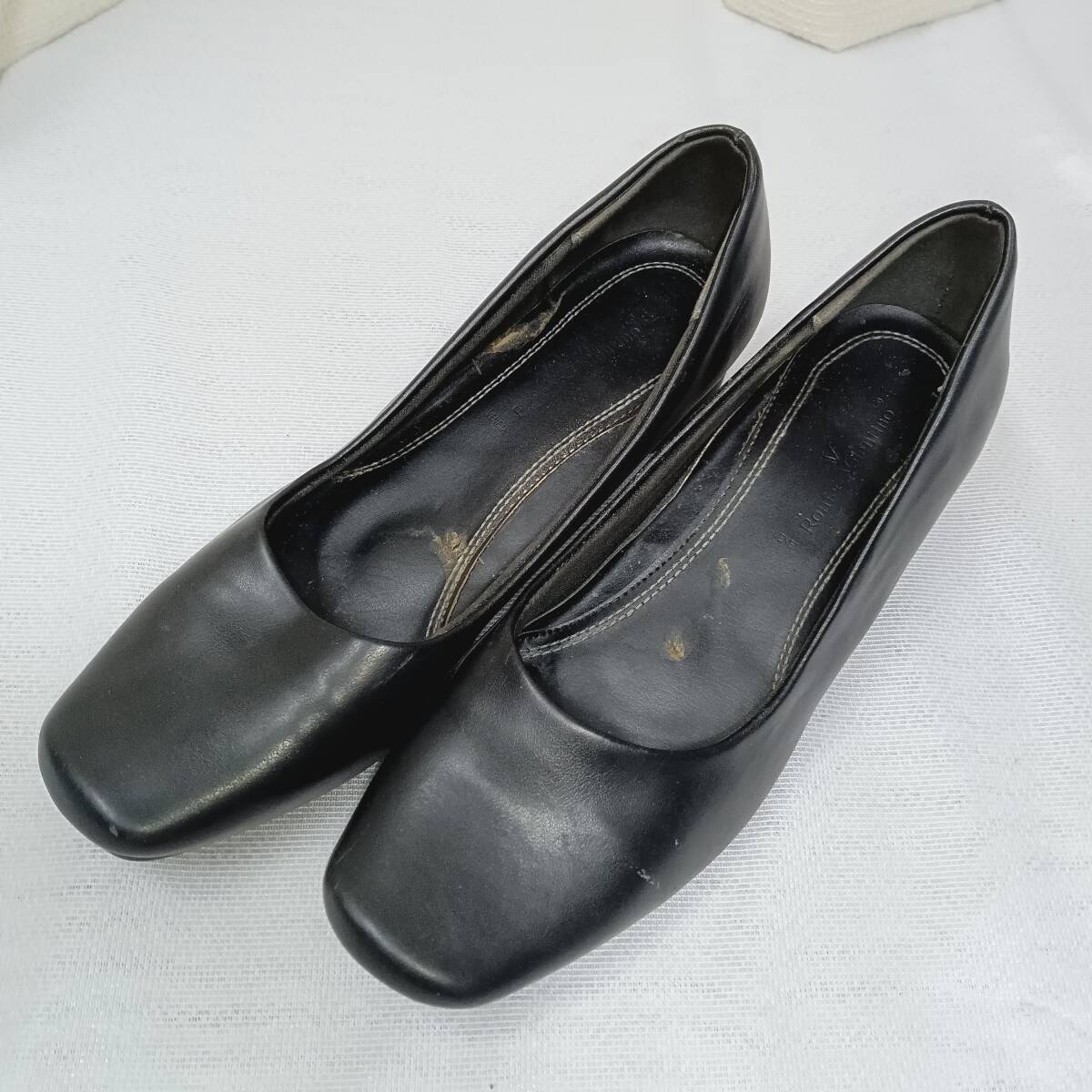 Yahoo!オークション - 2559 リクルートパンプス 23.5cm 販売職勤務 使...