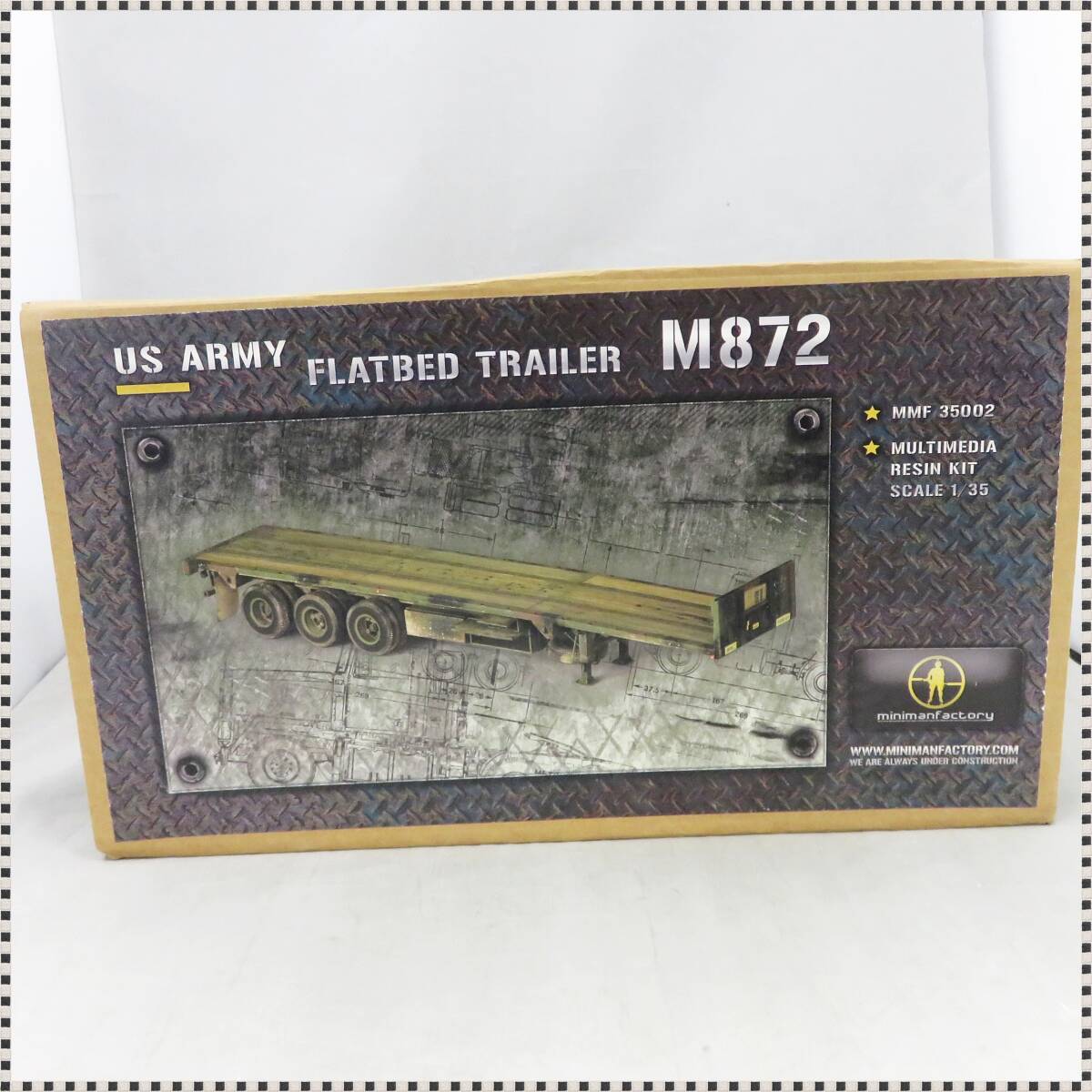 Yahoo!オークション - 【 未組立 】 Miniman Factory 1/35 米 フラット...
