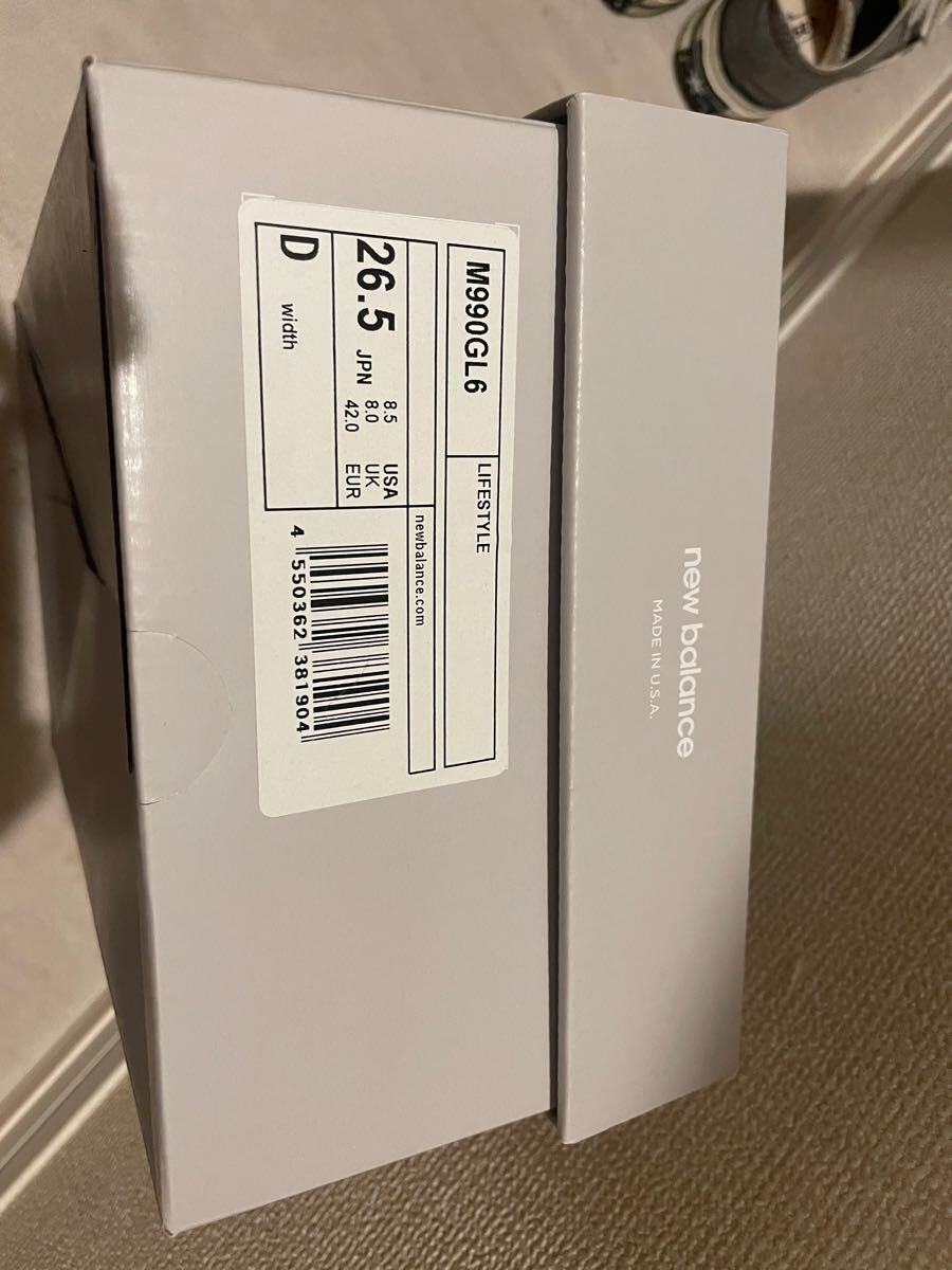 Yahoo!オークション - 〈美品〉newbalance ニューバランス 990v6 GL6 2...