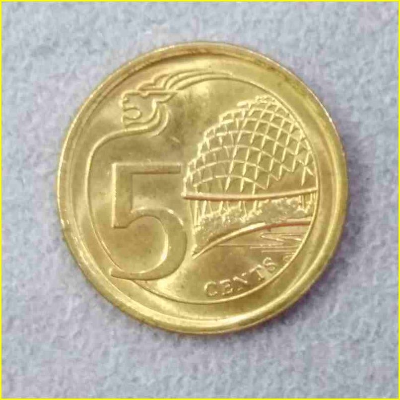 Yahoo!オークション - 【シンガポール 5セント 硬貨/2016年】 5 CENTS/...
