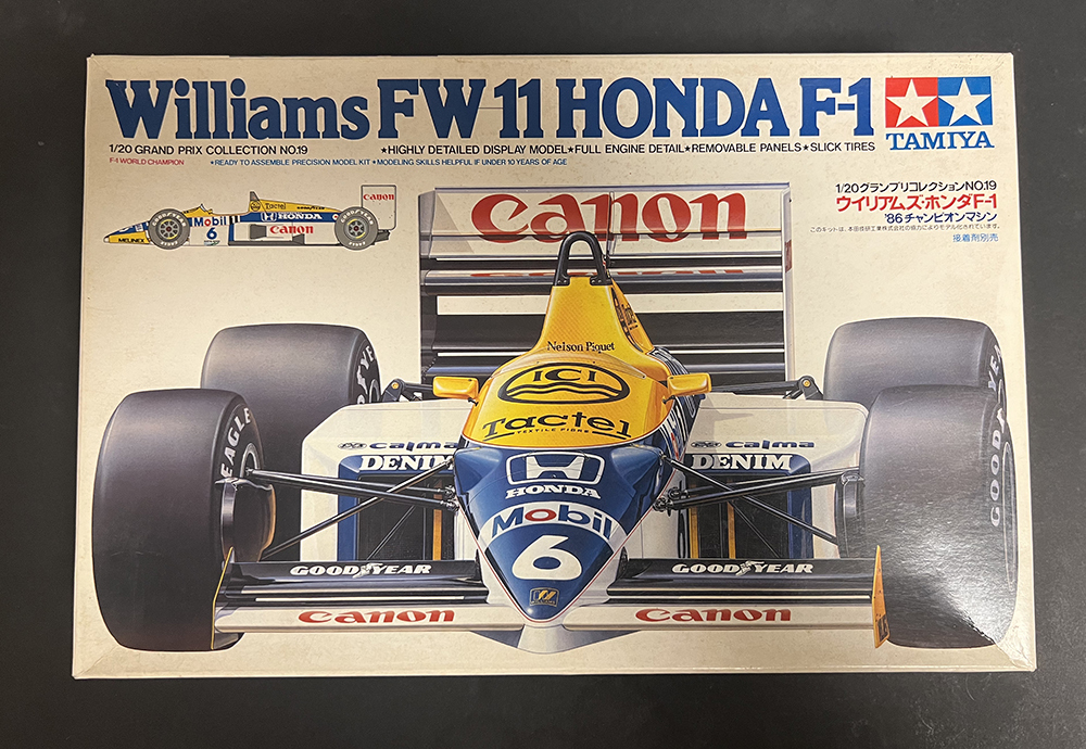 Yahoo!オークション - 1/20 ウィリアムズ FW11 F1 1986 キット（タミヤ...