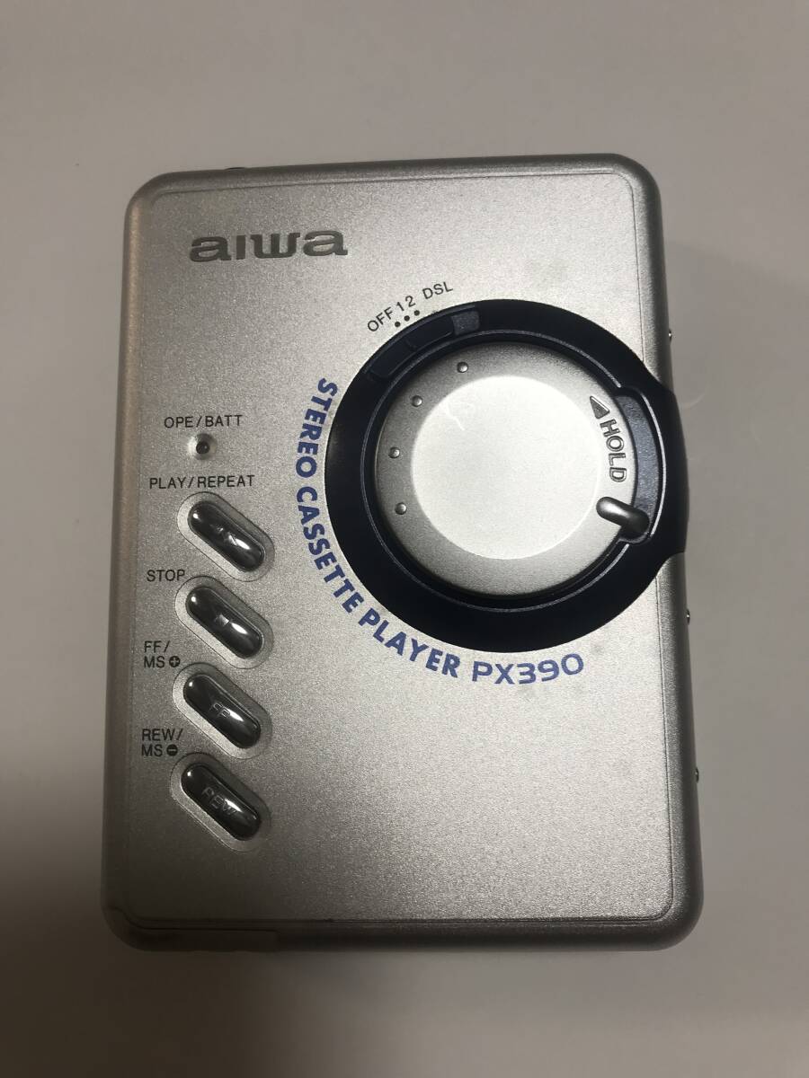 Yahoo!オークション - aiwa Stereo Cassette Player PX390 ポータブル...