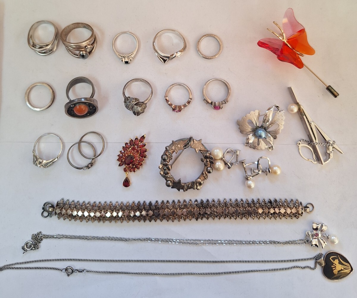 Yahoo!オークション - sj-052 シルバーアクセサリー 全て刻印入り 925 ...