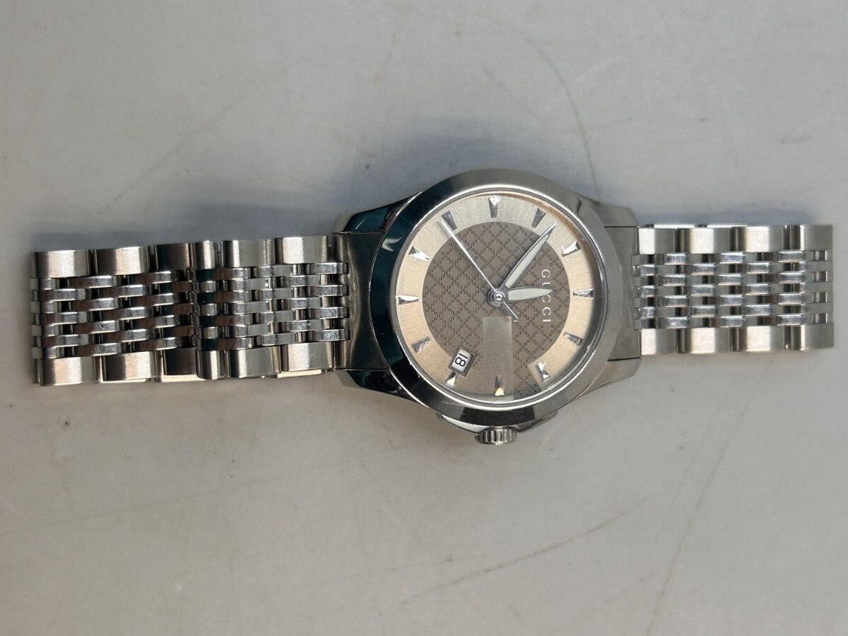 Yahoo!オークション - D GUCCI グッチ 126.5 14603727 ステンレススチ...