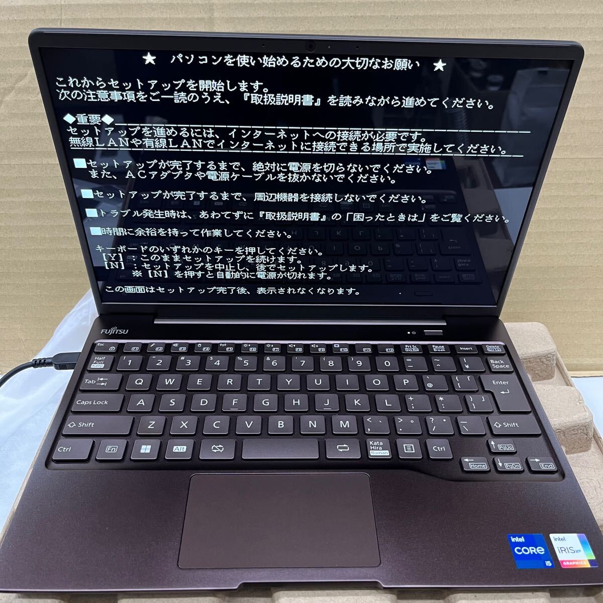 Yahoo!オークション - B598【個人保管品】/ FUJITSU FMV C77G3ME ブラ...