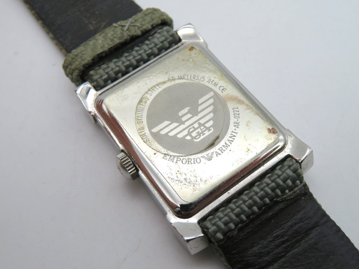 Yahoo!オークション - \1 稼働 アルマーニ シルバー クオーツ レディー...