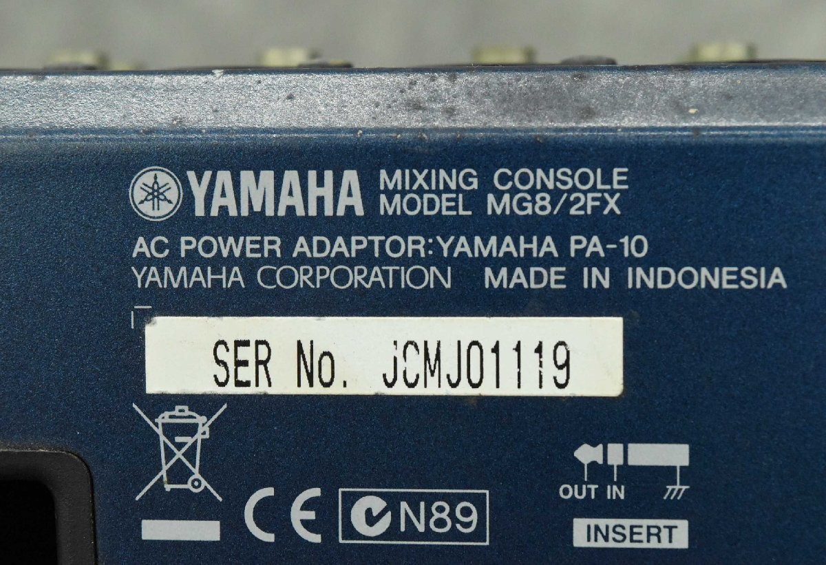 Yahoo!オークション - F YAMAHA ヤマハ MG8/2FX ミキシングコンソール ...