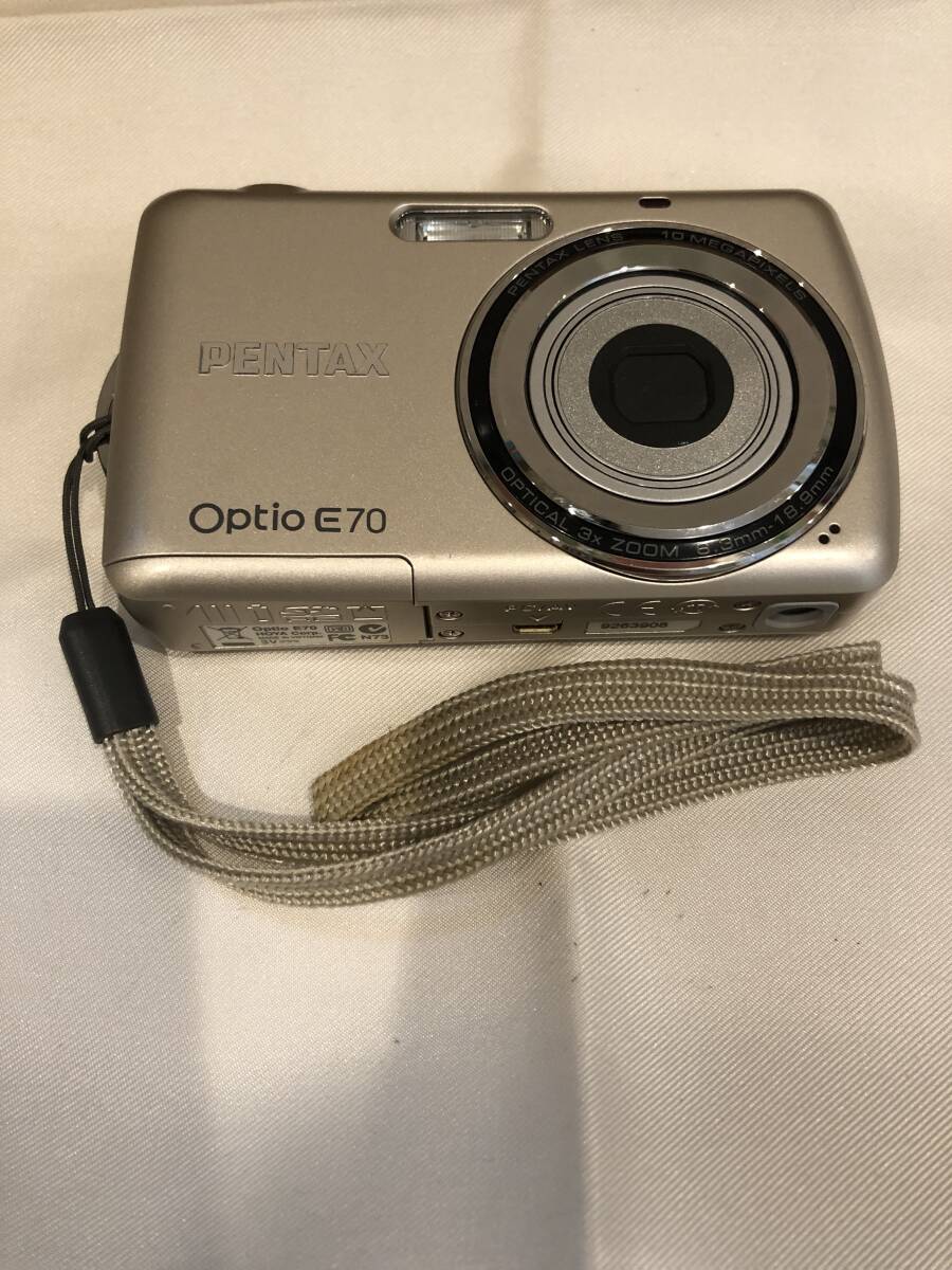 1円~スタート PENTAX ペンタックス Optio E70 コンパクトデジタルカメラ 電池式 通電のみ確認 現状品(ペンタックス)｜売買されたオークション情報、yahooの商品情報を ...