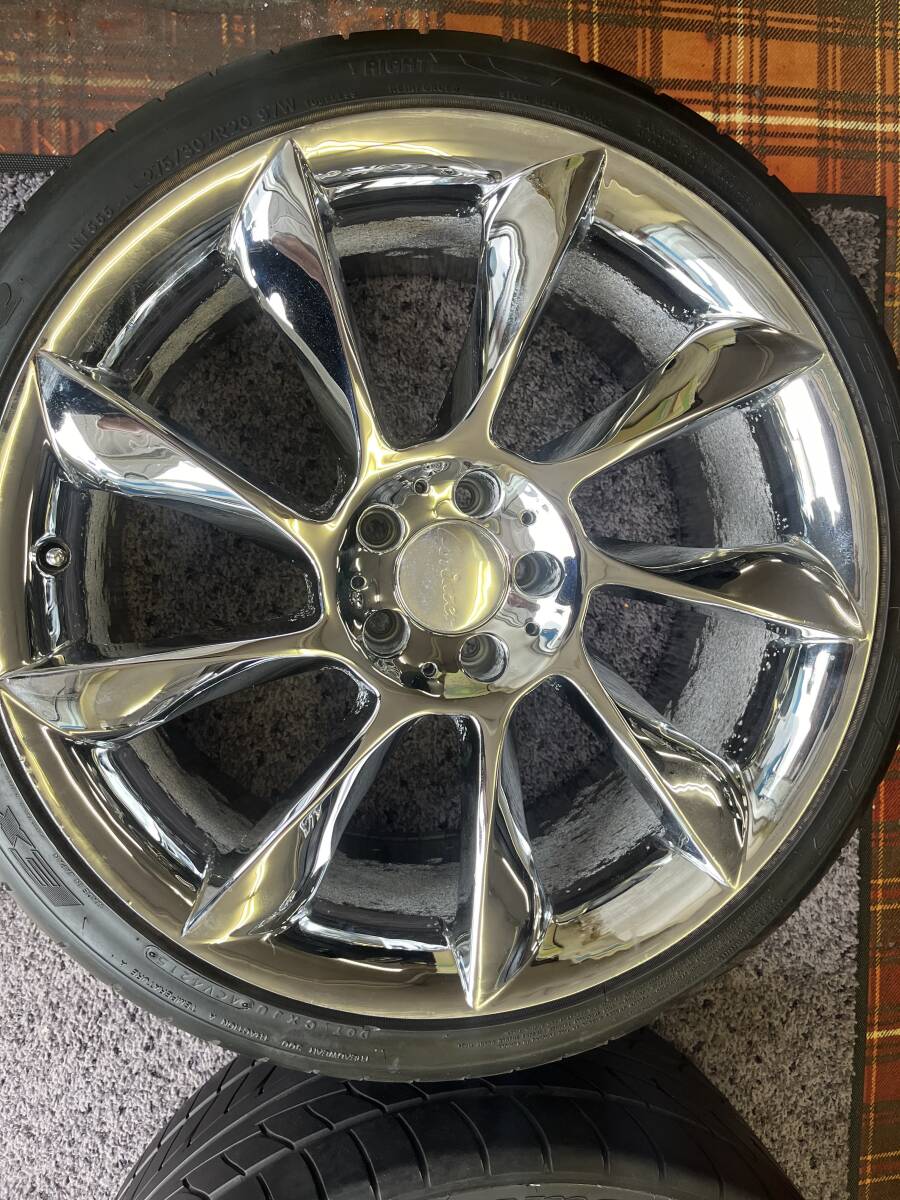 Yahoo!オークション - 激レア ロリンザーRS8タイプ メッキ 20インチ 9J...