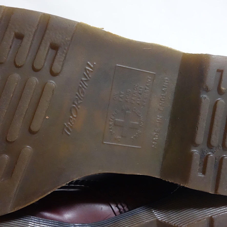 Yahoo!オークション - 【90's 英国製 ドクターマーチン 1460 8ホール ...