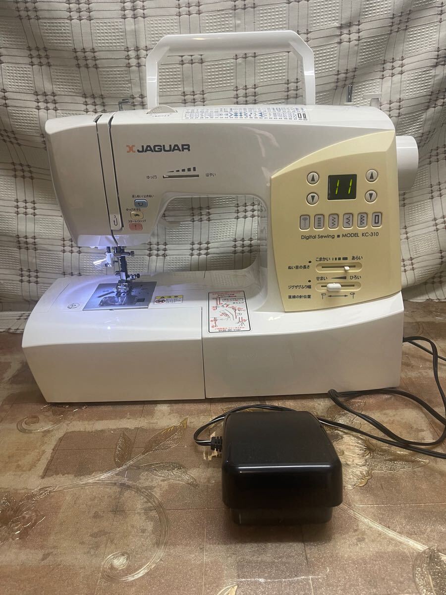 Yahoo!オークション - JAGUAR ジャガー KC-310 コンピューターミシン本...