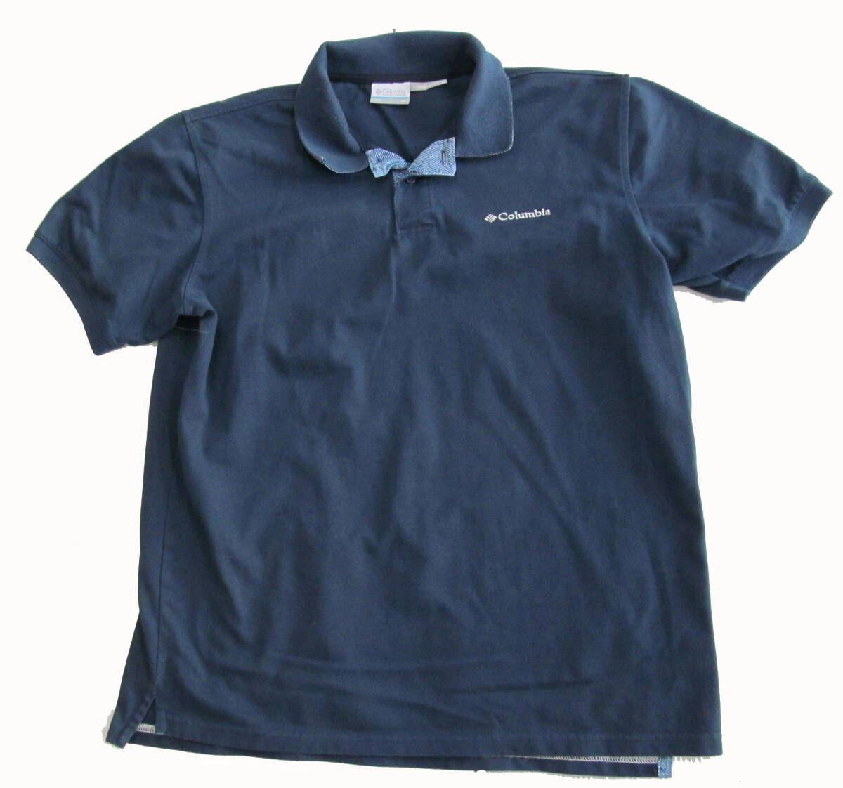 Yahoo!オークション - コロンビア 半袖 ポロシャツ 紺 XL E45