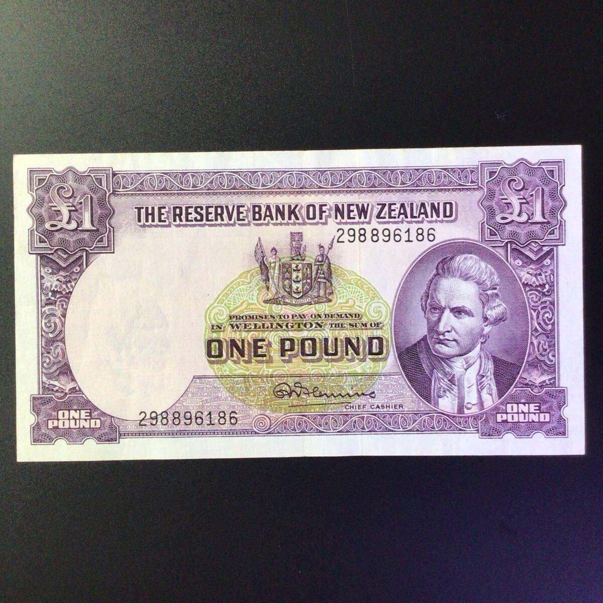 Yahoo!オークション - World Paper Money NEW ZEALAND 1 Pound【1960】