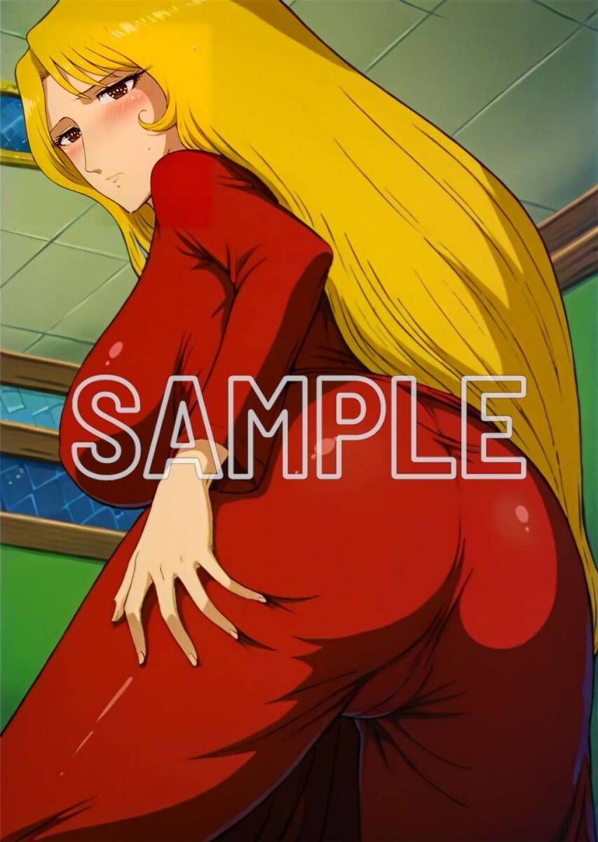 Yahoo!オークション - 銀河鉄道999 メーテル ファンアート A4 同人アニ...