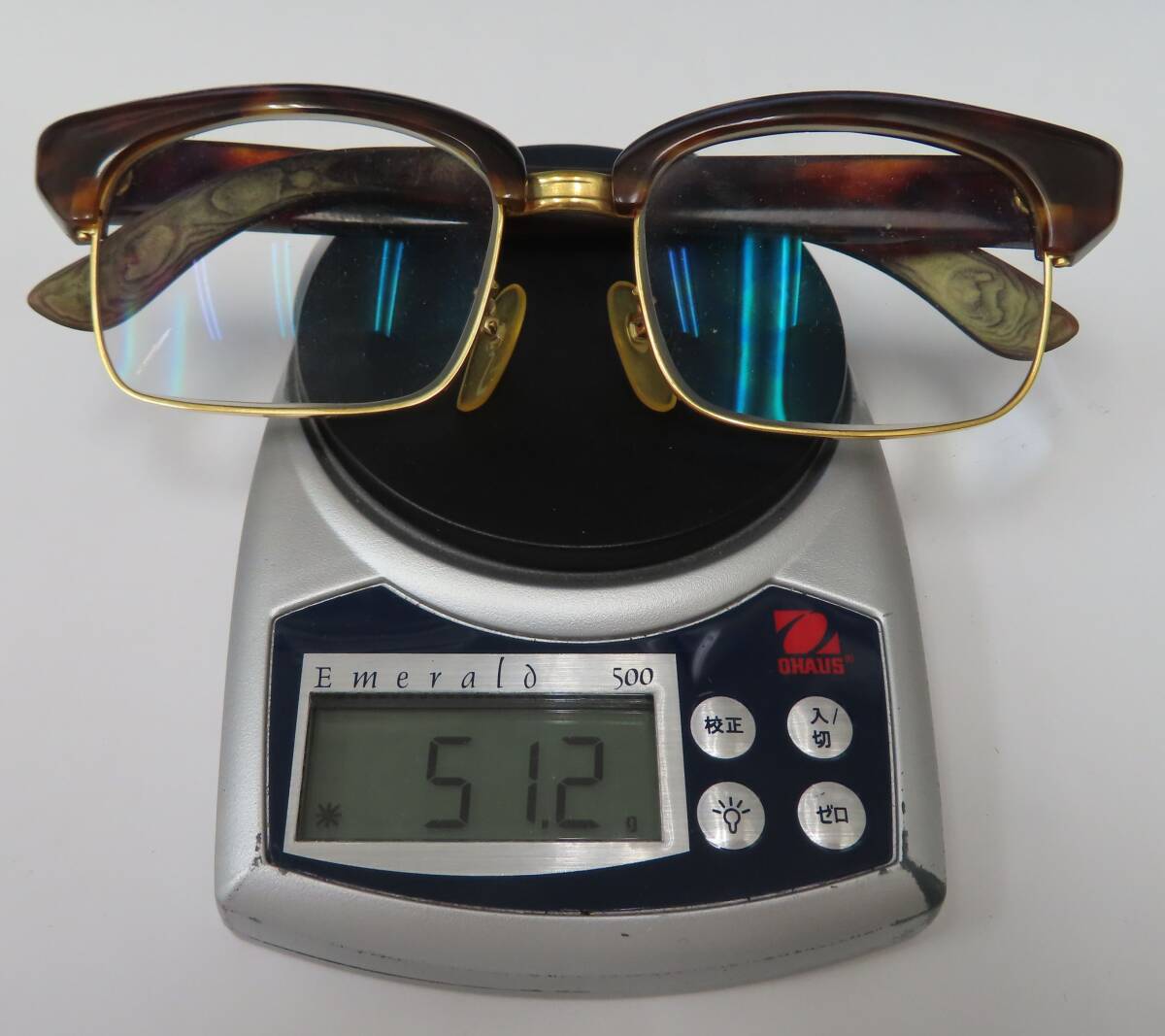 Yahoo!オークション - #81186 鼈甲 眼鏡 フレーム K18 高級 鼈甲 べっ...