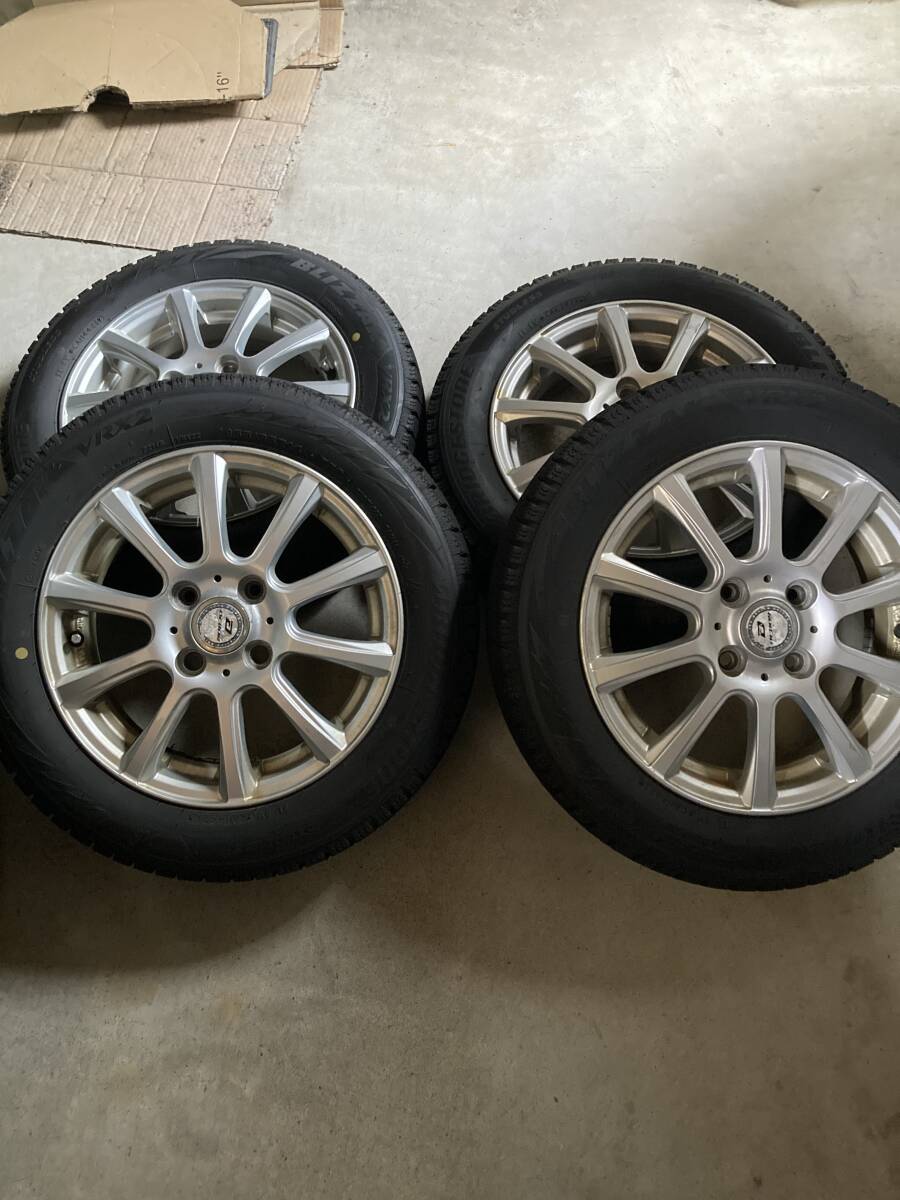 Yahoo!オークション - 155/65R14 ブリヂストンVRX2 スタッドレスアルミ...