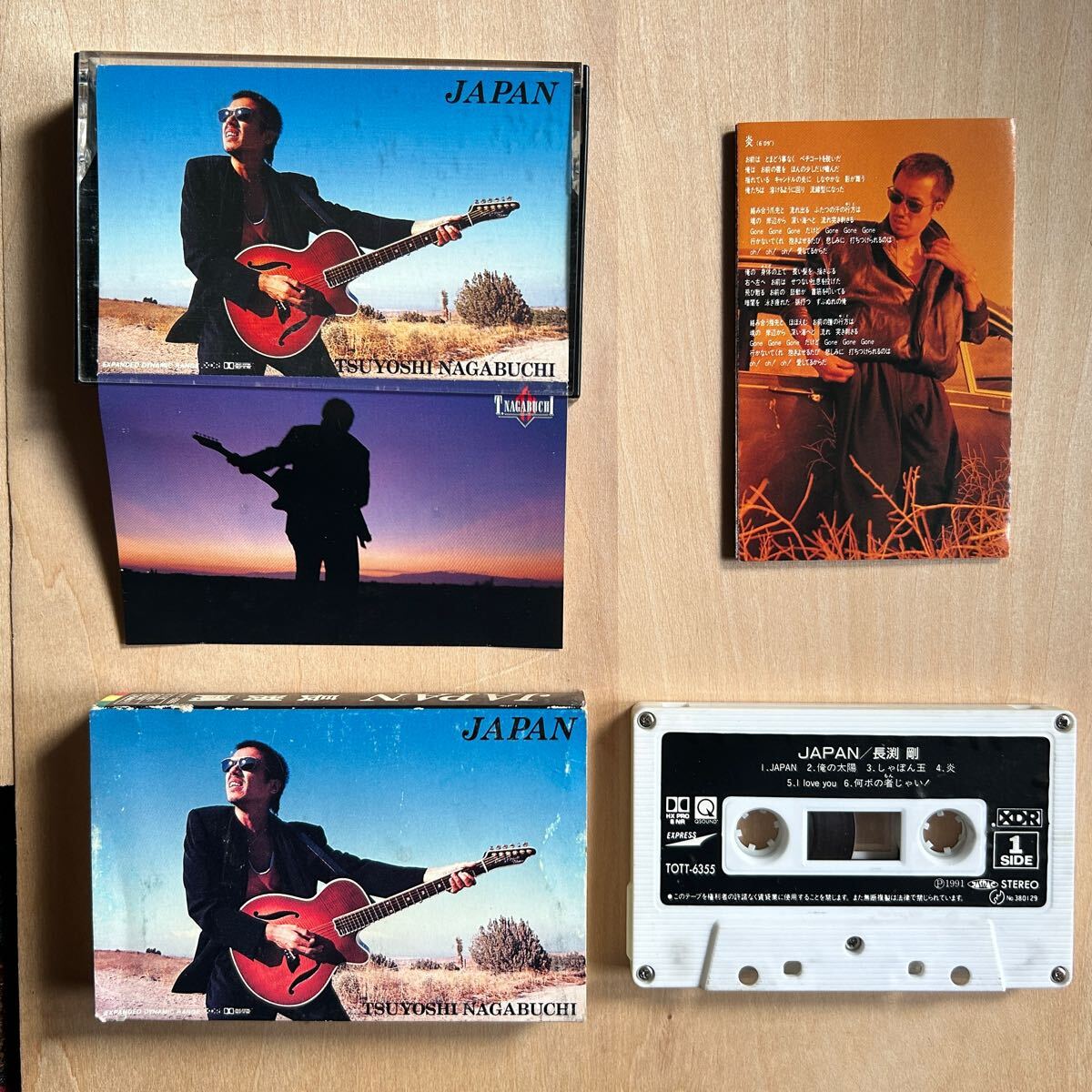 Yahoo!オークション - カセットテープ 長渕剛 JAPAN TOTT-6355 しゃぼ...