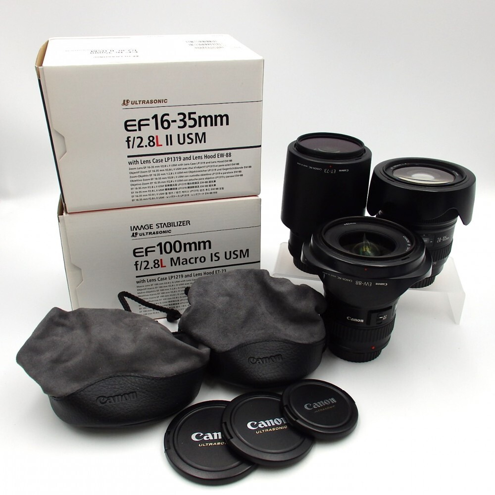 Yahoo!オークション - 1円〜 Canon キヤノン EF 16-35mm /EF 24-105mm ...