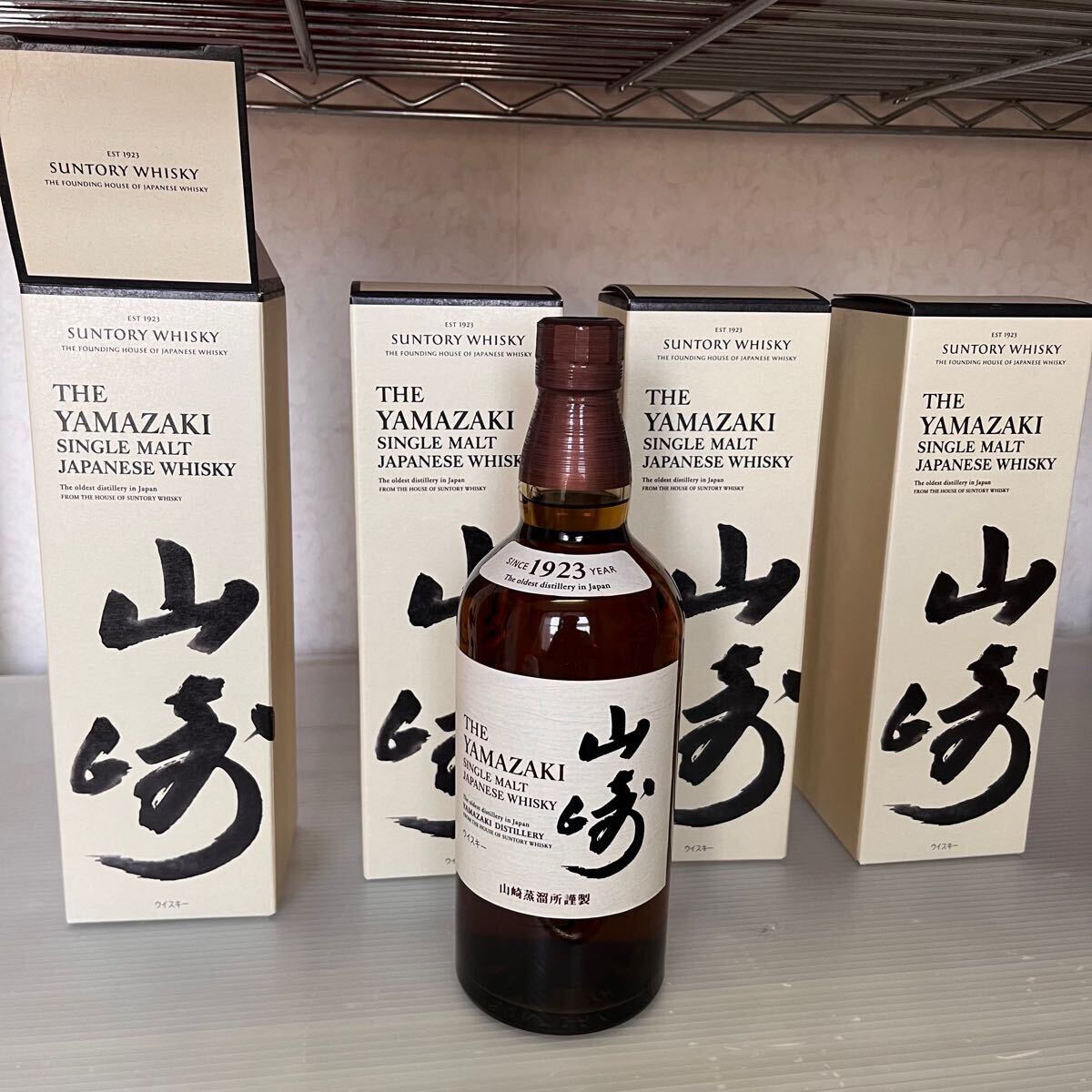 Yahoo!オークション - サントリー 山崎 700ml 4本セット