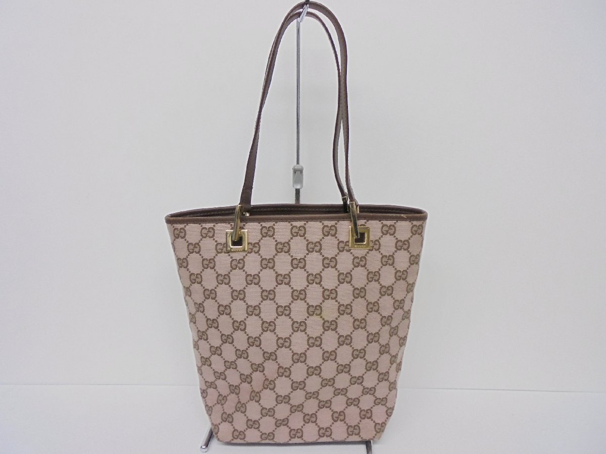 86 1円 GUCCI グッチ GGキャンバス トートバッグ 002 1099 ブラウン系 レディースファッション(その他)｜売買されたオークション情報、yahooの商品情報をアーカイブ公開 ...
