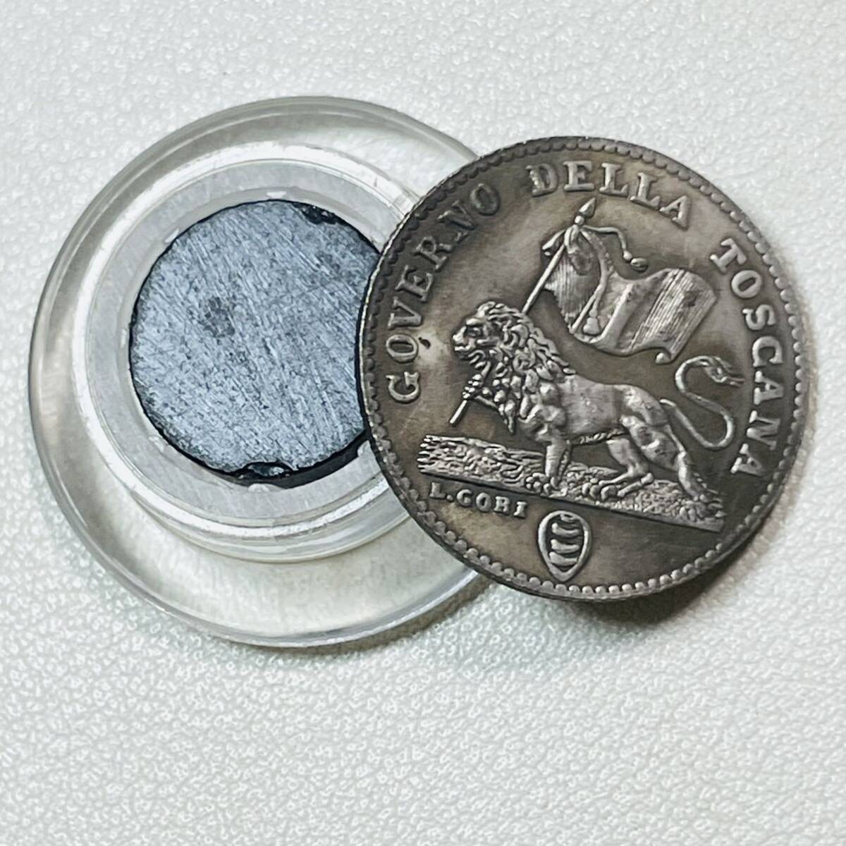 Yahoo!オークション - イタリア 硬貨 古銭 トスカーナ大公国 1859年 レ...