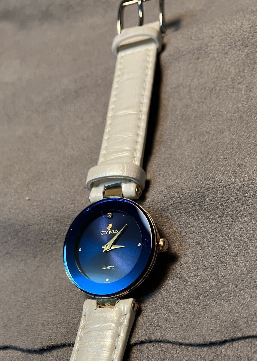 Yahoo!オークション - シーマ CYMA クオーツ 906 レディース 稼働品 ス...