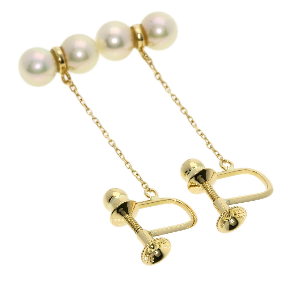 TASAKI タサキ ピアス フープ な パール ピアス シルバー系 TASAKI タサキ ピアス フープ な パール ピアス シルバー系