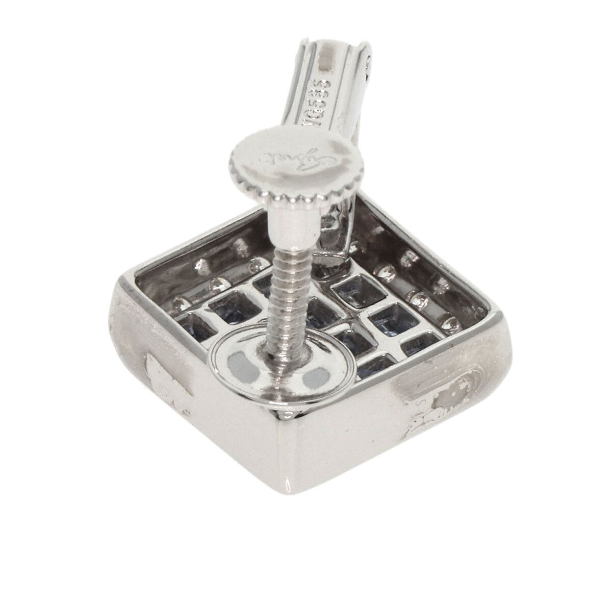 Yahoo!オークション - Jeunet ジュネ サファイア ダイヤモンド イヤリ...