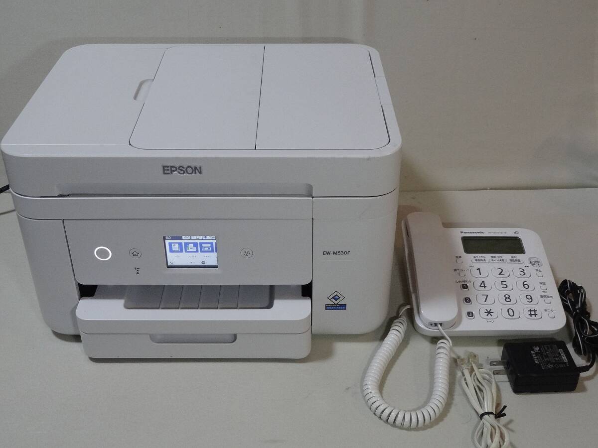 Yahoo!オークション - EPSON FAXプリンター EW-M530F（総通紙枚数1105...