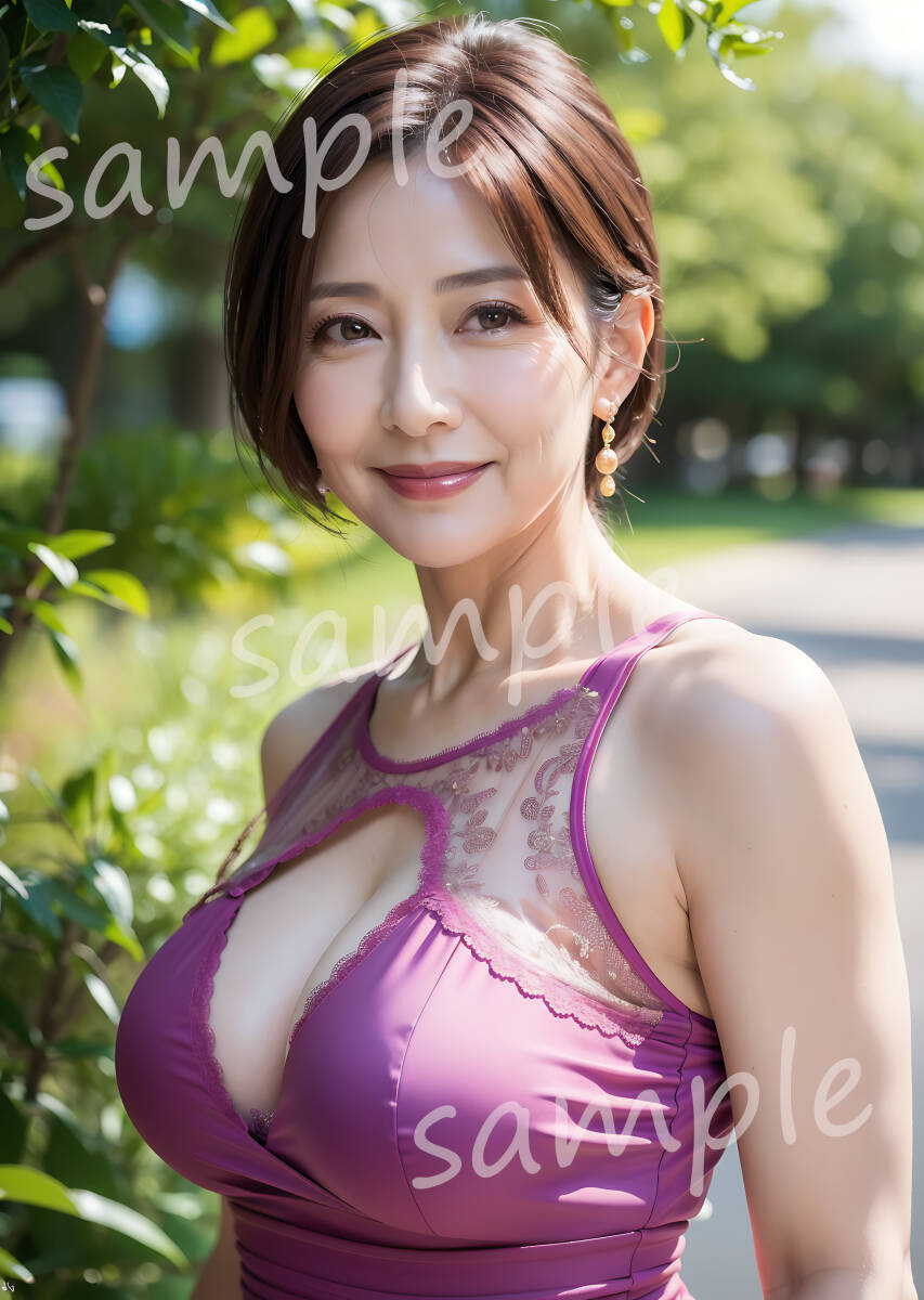 Yahoo!オークション - 【美熟女 ポスター】A4 高画質 巨乳 熟女 人妻 ...