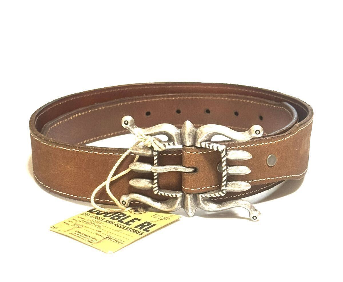 Yahoo!オークション - 1円スタート RRL スパイダー ヌバック ベルト 38...