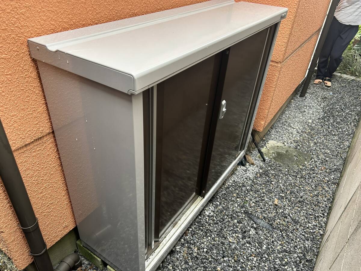 Yahoo!オークション - 4885 美品 INABA イナバ スチール 物置 倉庫 シ...