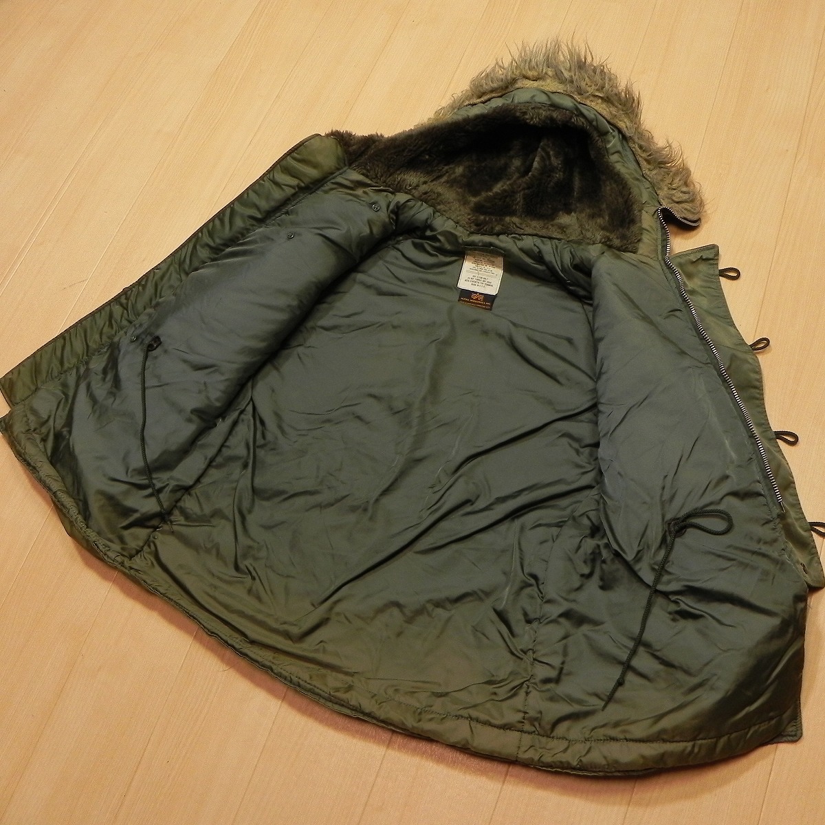 Yahoo!オークション - 希少 80s 90s USA製 ALPHA アルファ N-3B フライ...