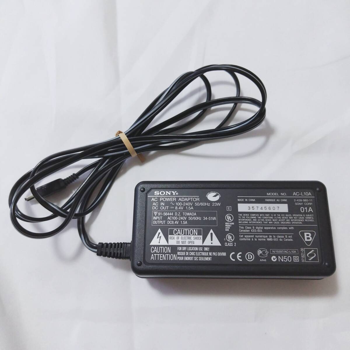 Yahoo!オークション - SONY 純正 ACアダプター AC-L10A ソニー ビデオ...