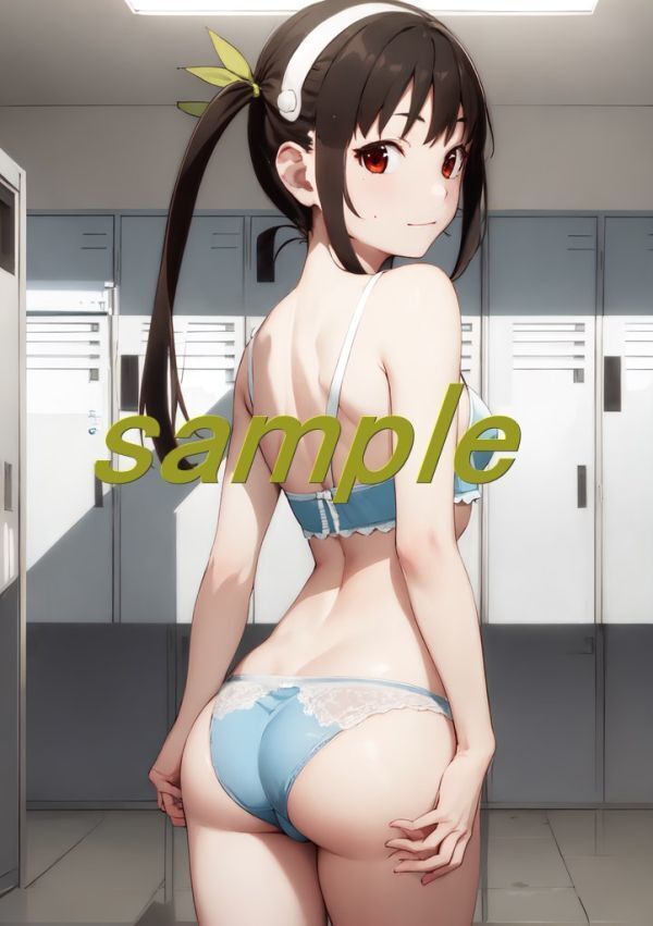 Yahoo!オークション - A4サイズポスター／美女／イラスト／八九寺真宵 ...