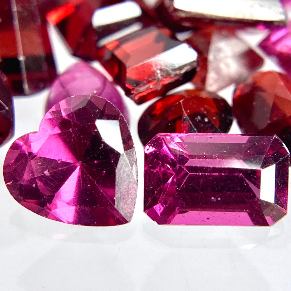 Yahoo!オークション - 天然ガーネットおまとめ50.5ct o 約10.1g ル...