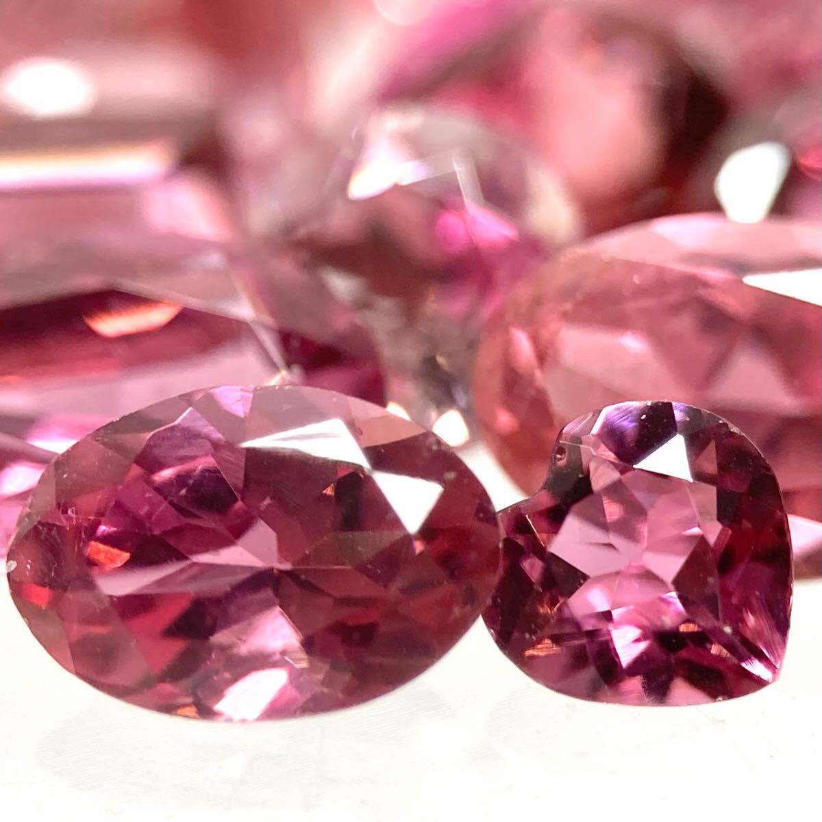 Yahoo!オークション - 天然ピンクトルマリンおまとめ50.5ct o 約10....