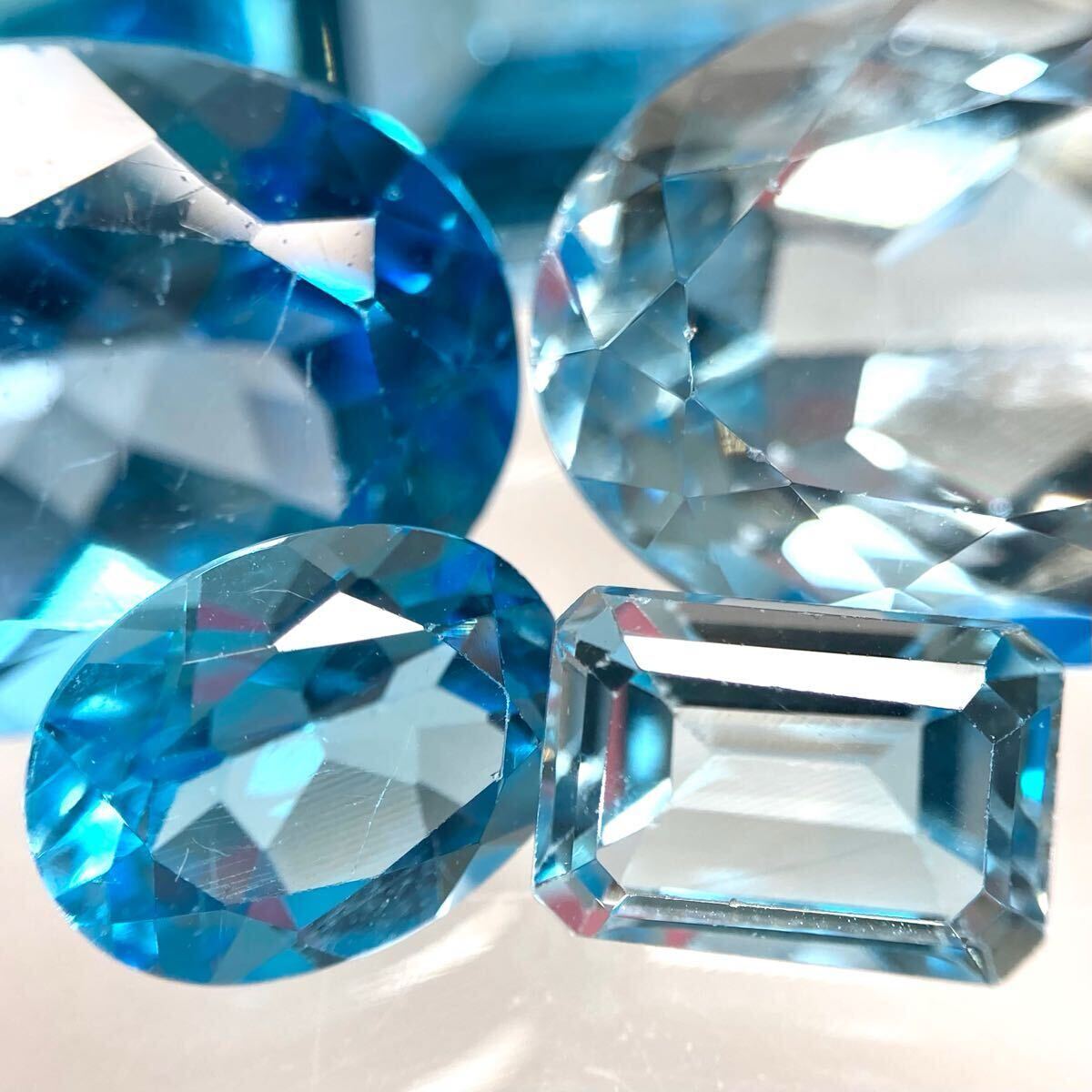 Yahoo!オークション - 天然ブルートパーズおまとめ103.5ct o 約20.7...