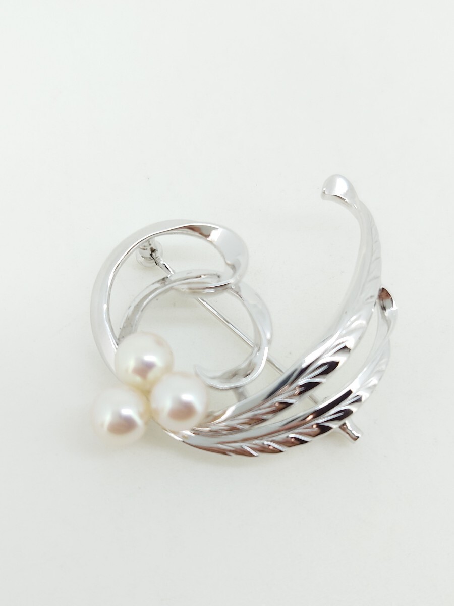 Yahoo!オークション - 田崎 TASAKI パール ブローチ シルバー